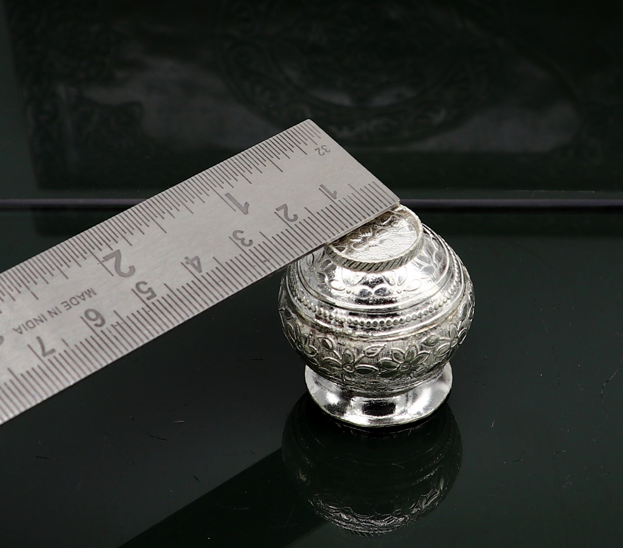 Solid Sterling Silver Handmade Designer Small Kalash or Pot - Etsy