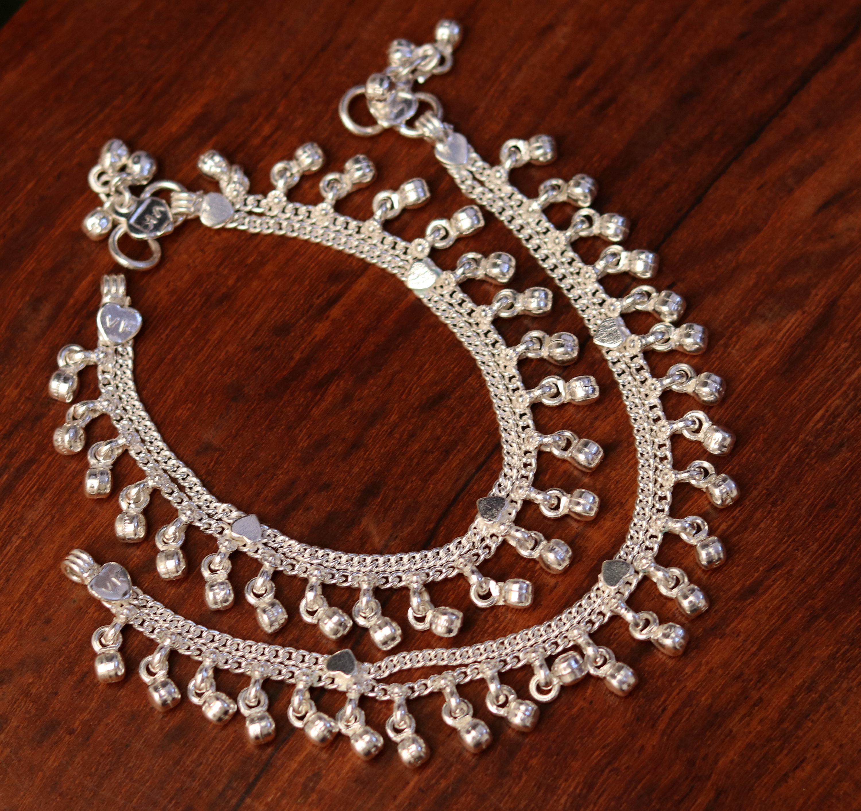 6.6 Long Handmade Gorgeous Little Baby Charm Anklets New - Etsy