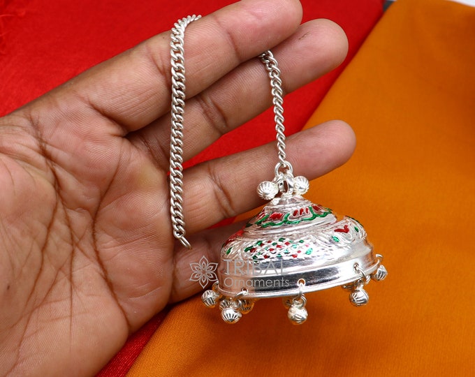 Solid Silver Chattar or Chhatra, Silver Umbrella God Temple Art ...