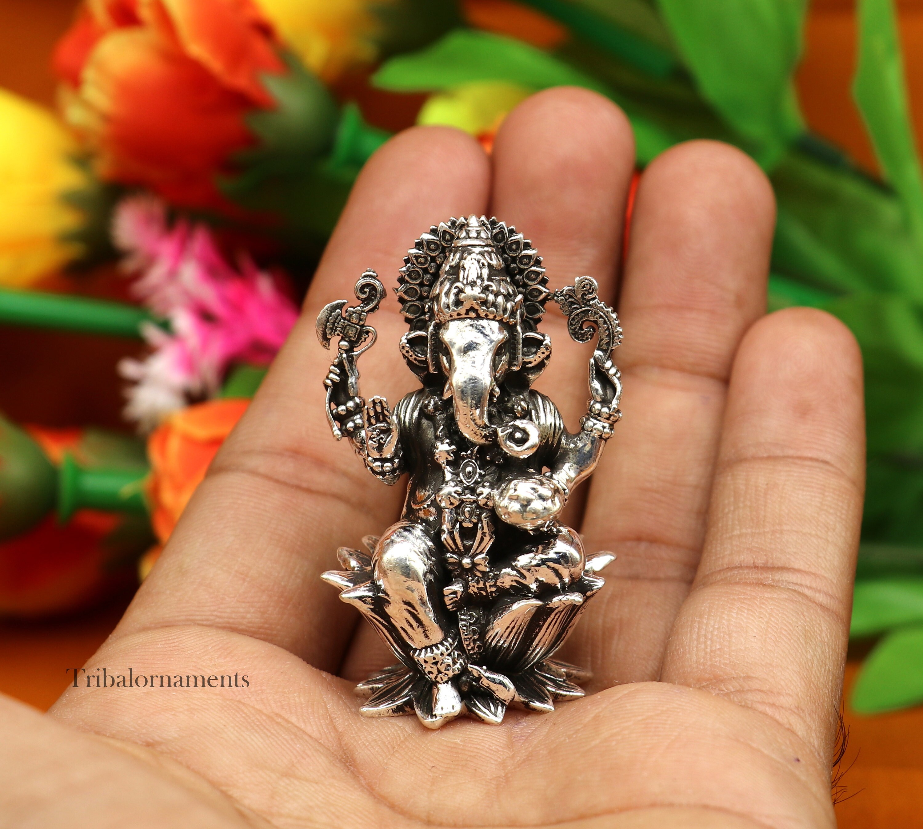 2 925 Sterling Silver Handmade Hindu Idols Laxmi - Etsy