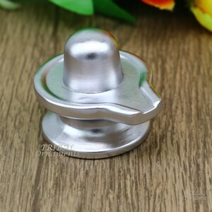 1.5" Solid Mercury Idol Shiva Lingam Article, Parad Shiva Lingam ...