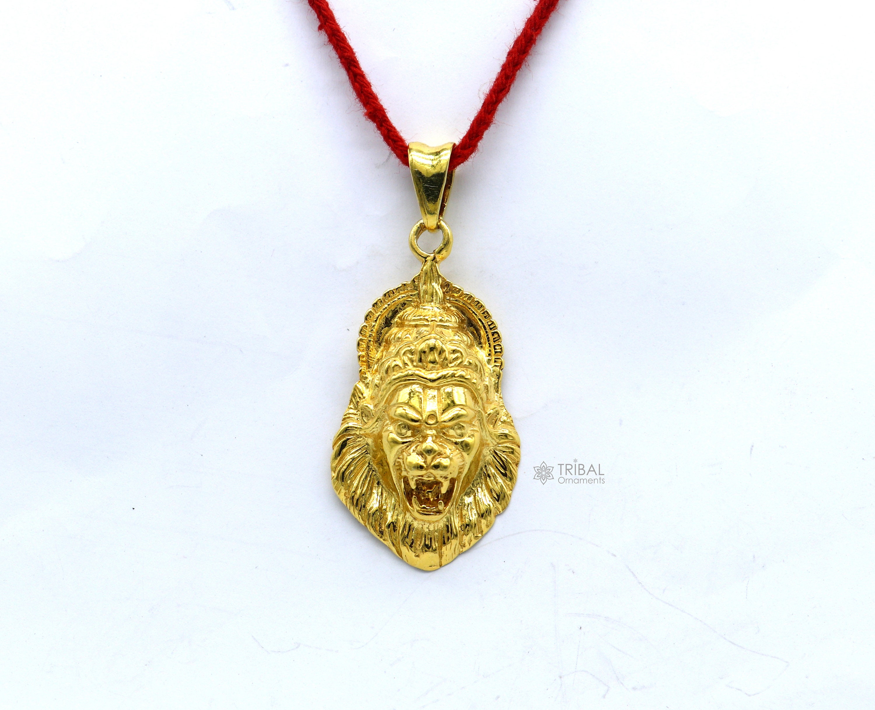 Narasimha Gold Pendant Etsy