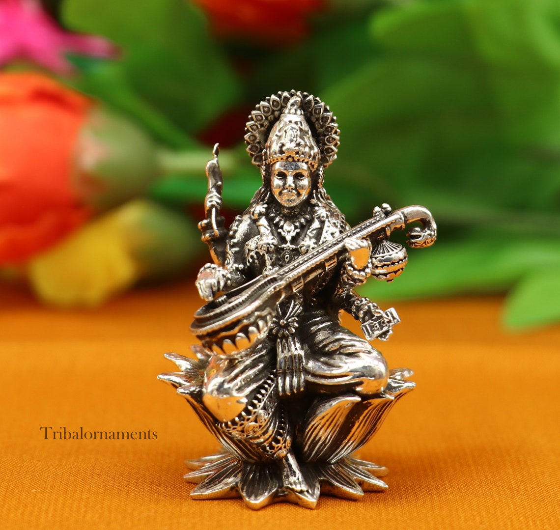 2 925 Sterling Silver Handmade Hindu Idols Laxmi - Etsy