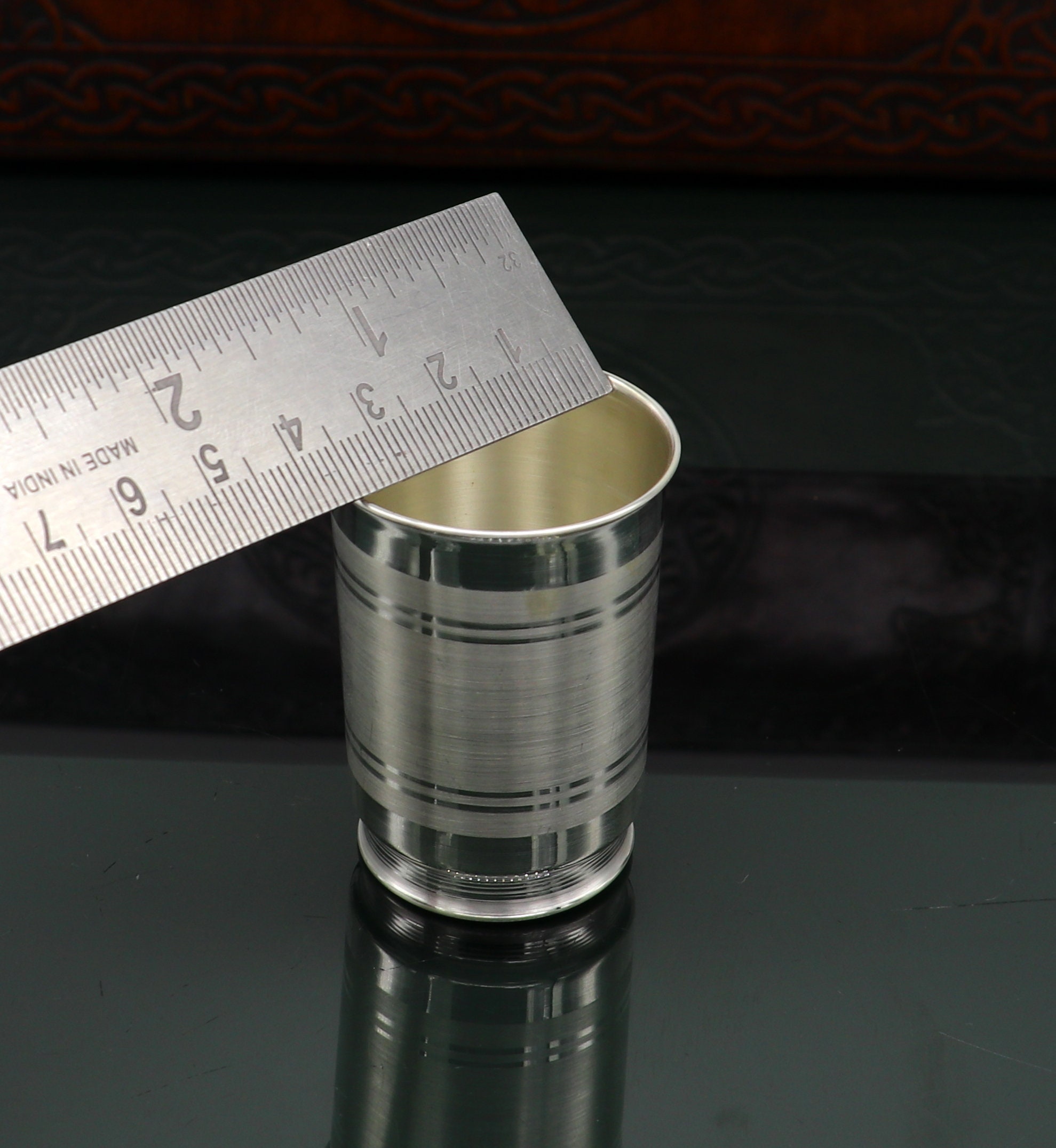 999 Fine Silver Handmade Water/milk Glass Tumbler/cup Gifting - Etsy