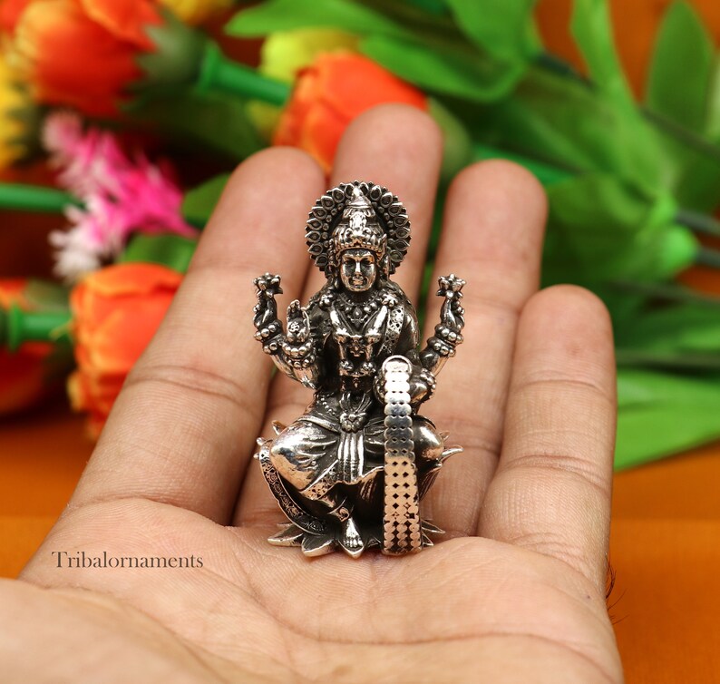 2 925 Sterling Silver Handmade Hindu Idols Laxmi - Etsy