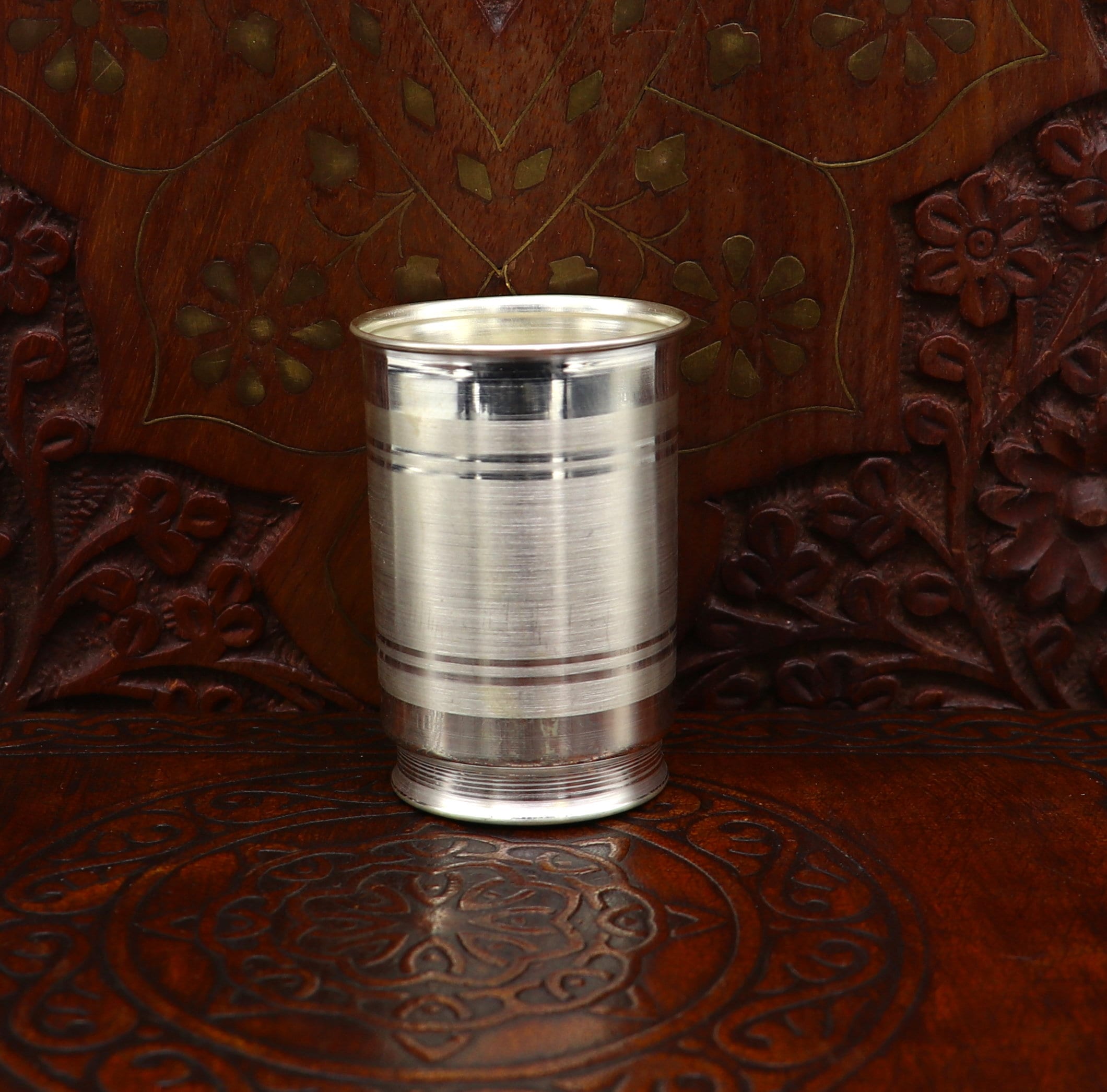 999 Fine Silver Handmade Water/milk Glass Tumbler/ Cup Gifting - Etsy