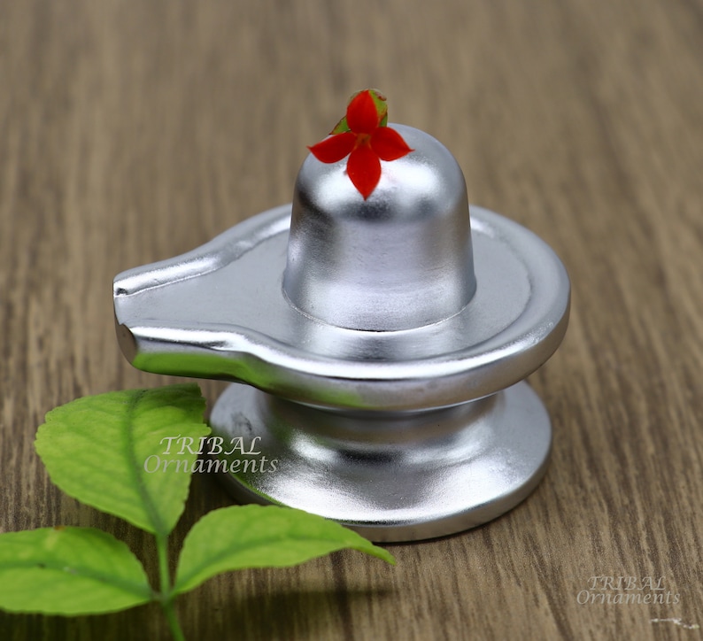 1.5" Solid Mercury Idol Shiva Lingam Article, Parad Shiva Lingam ...