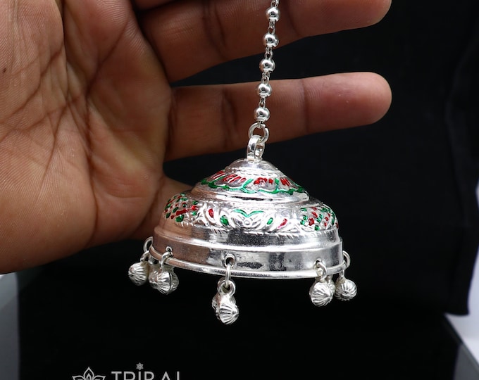 Solid Silver Chattar or Chhatra, Silver Umbrella God Temple Art ...