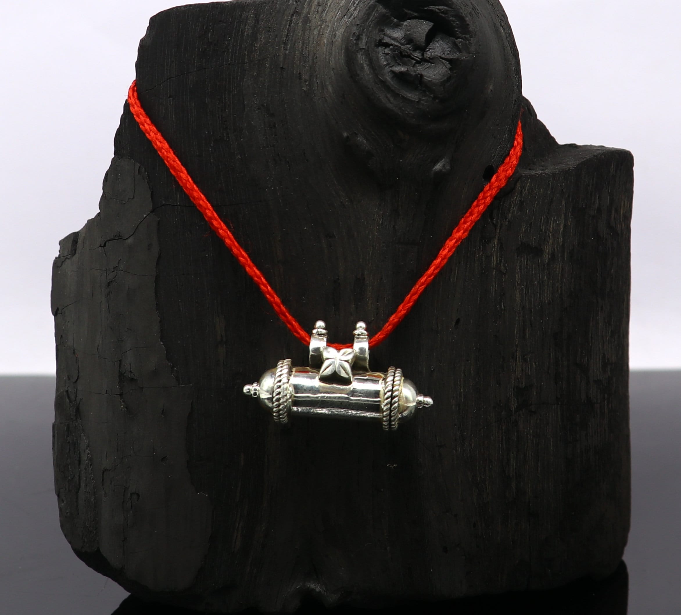 925 pure sterling silver customized design amulet box pendant | Etsy