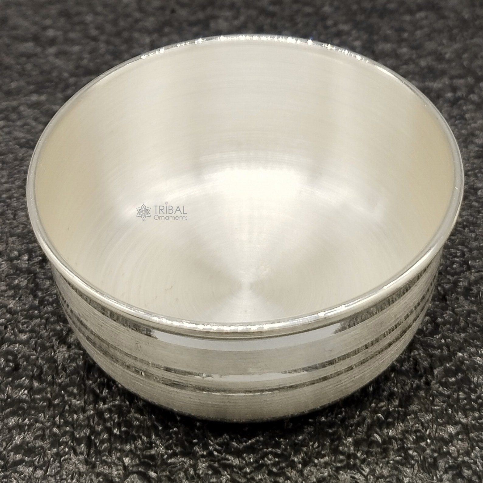 999 Fine Solid Silver Handmade Small Puja Bowl Temple Puja, Pure Silver ...