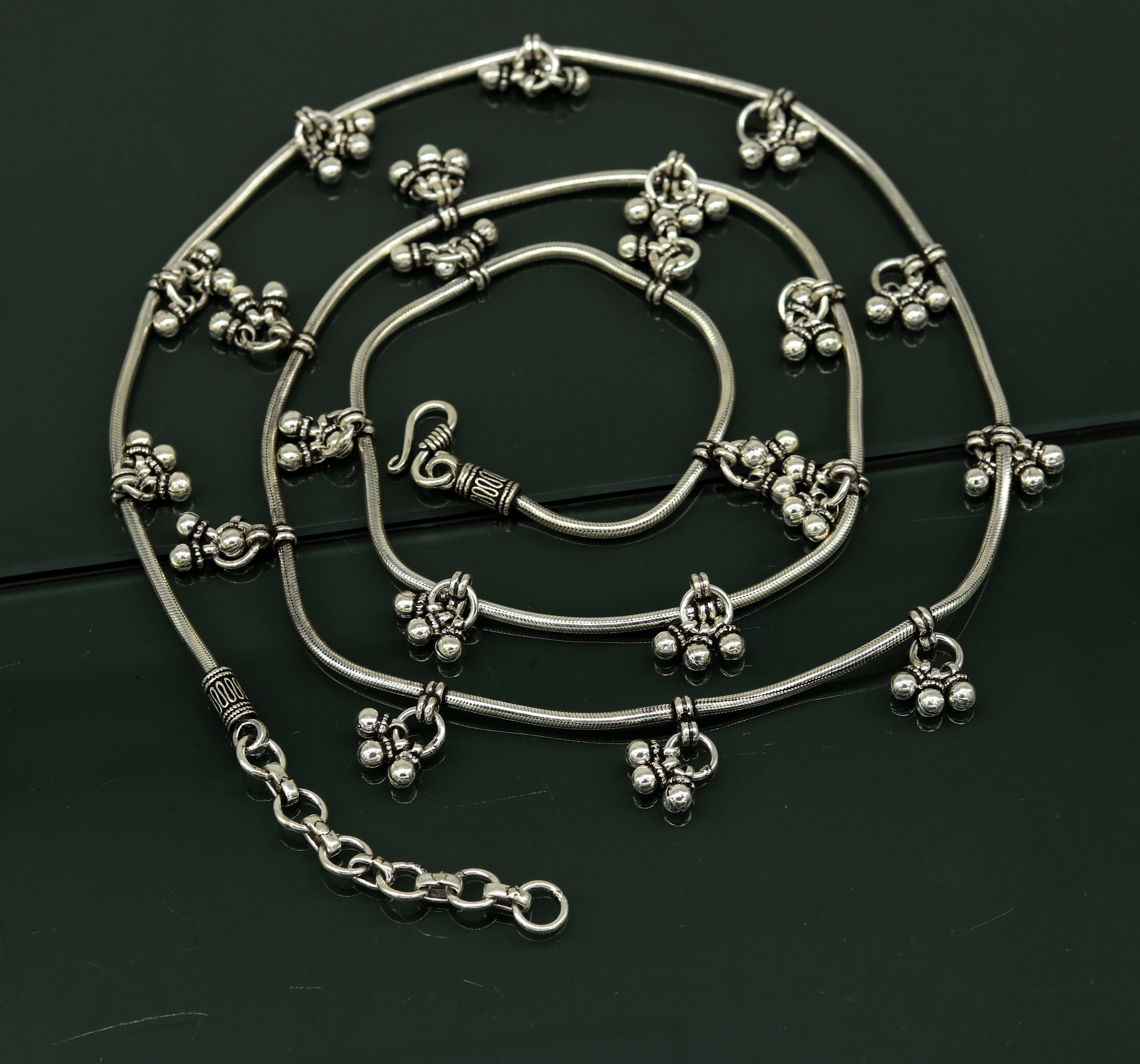 925 Sterling Silver Handmade Adjustable Belly Chains All Length Waist Chain Snake Chain With Hanging Drops Best Gift for Her Wch07 Etsy UK