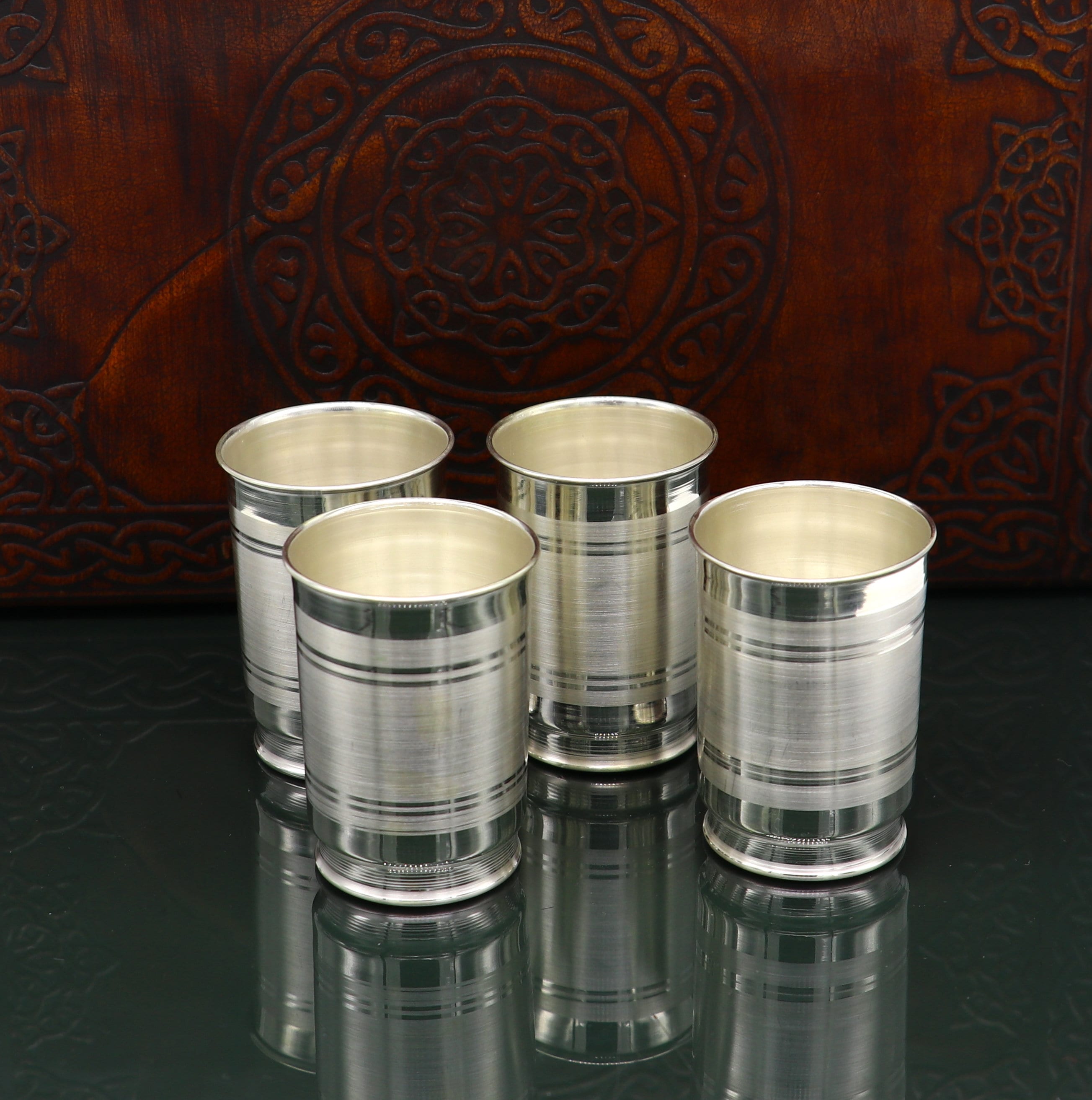 999 Fine Silver Handmade Water/milk Glass Tumbler/cup Gifting - Etsy