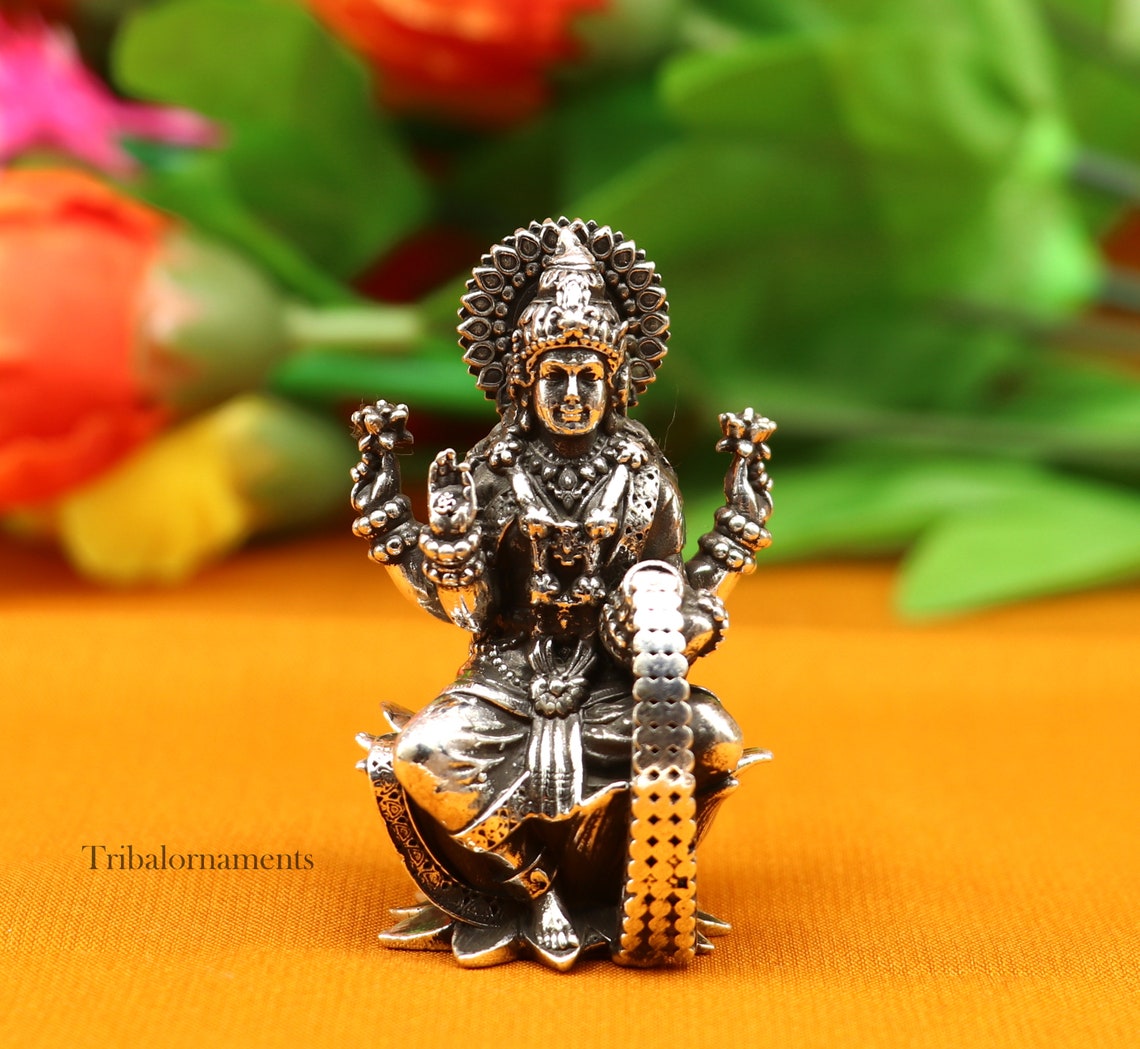 2 925 Sterling Silver Handmade Hindu Idols Laxmi - Etsy