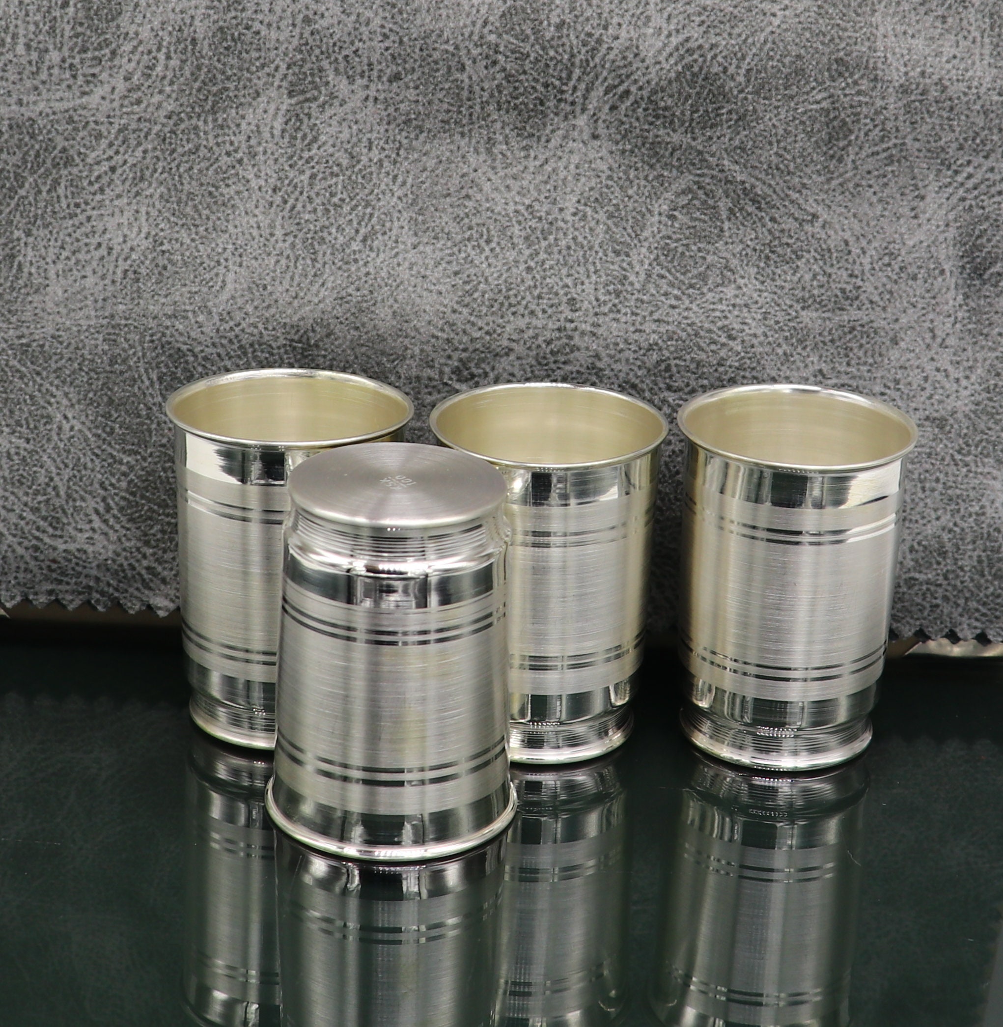 999 Fine Silver Handmade Water/milk Glass Tumbler/cup Gifting - Etsy