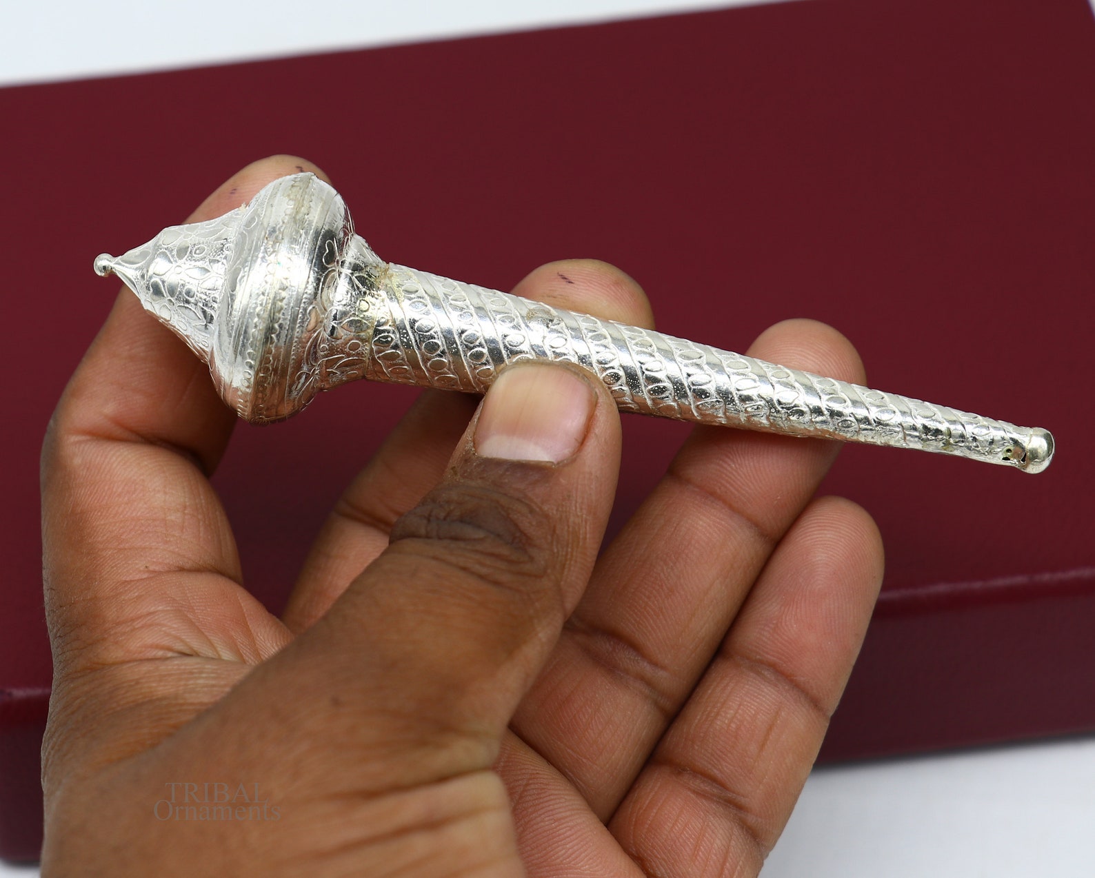 Sterling Silver Handmade Vintage Style Lord Hanuman Gada/mace - Etsy