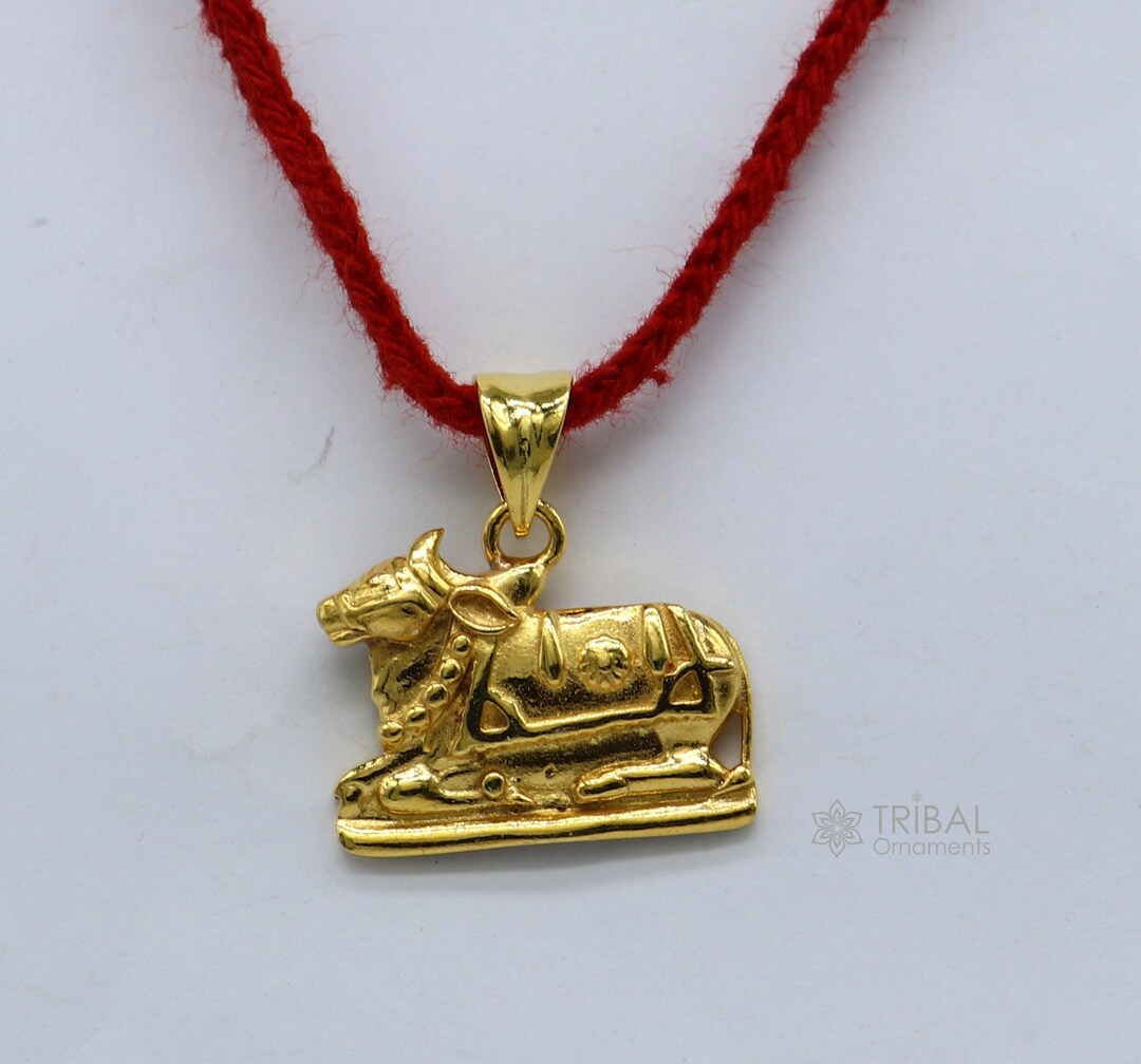 925 Sterling Silver Amazing Designer Hindu Idol Lord Shiva Nandi ...