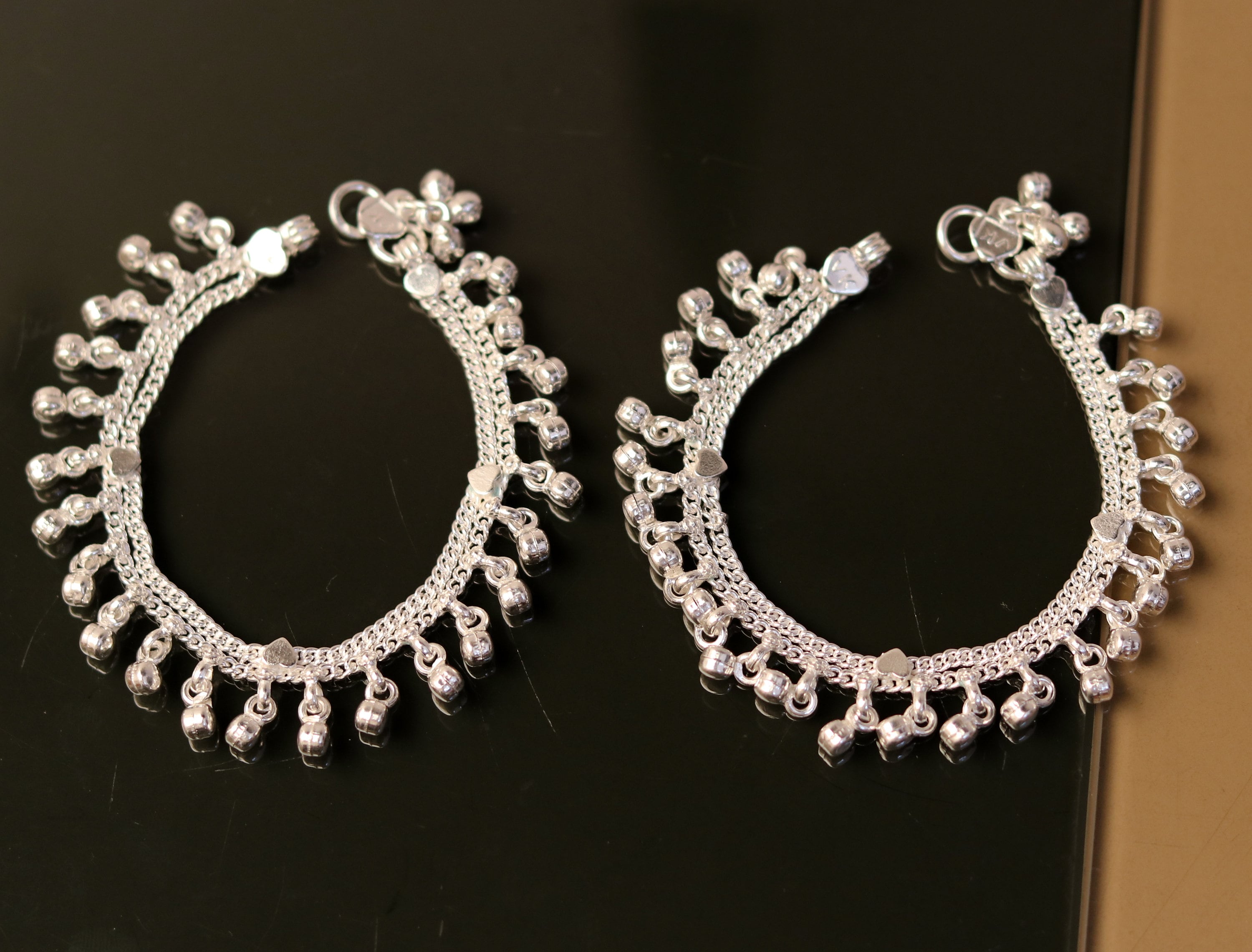 6.6 Long Handmade Gorgeous Little Baby Charm Anklets New - Etsy