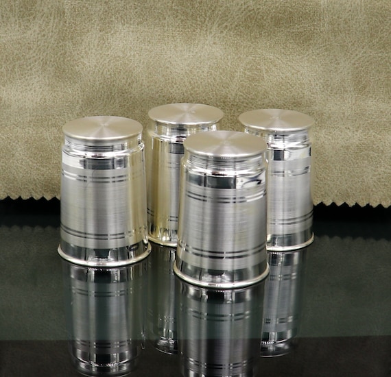 999 Fine Silver Handmade Water/milk Glass Tumbler/cup Gifting - Etsy