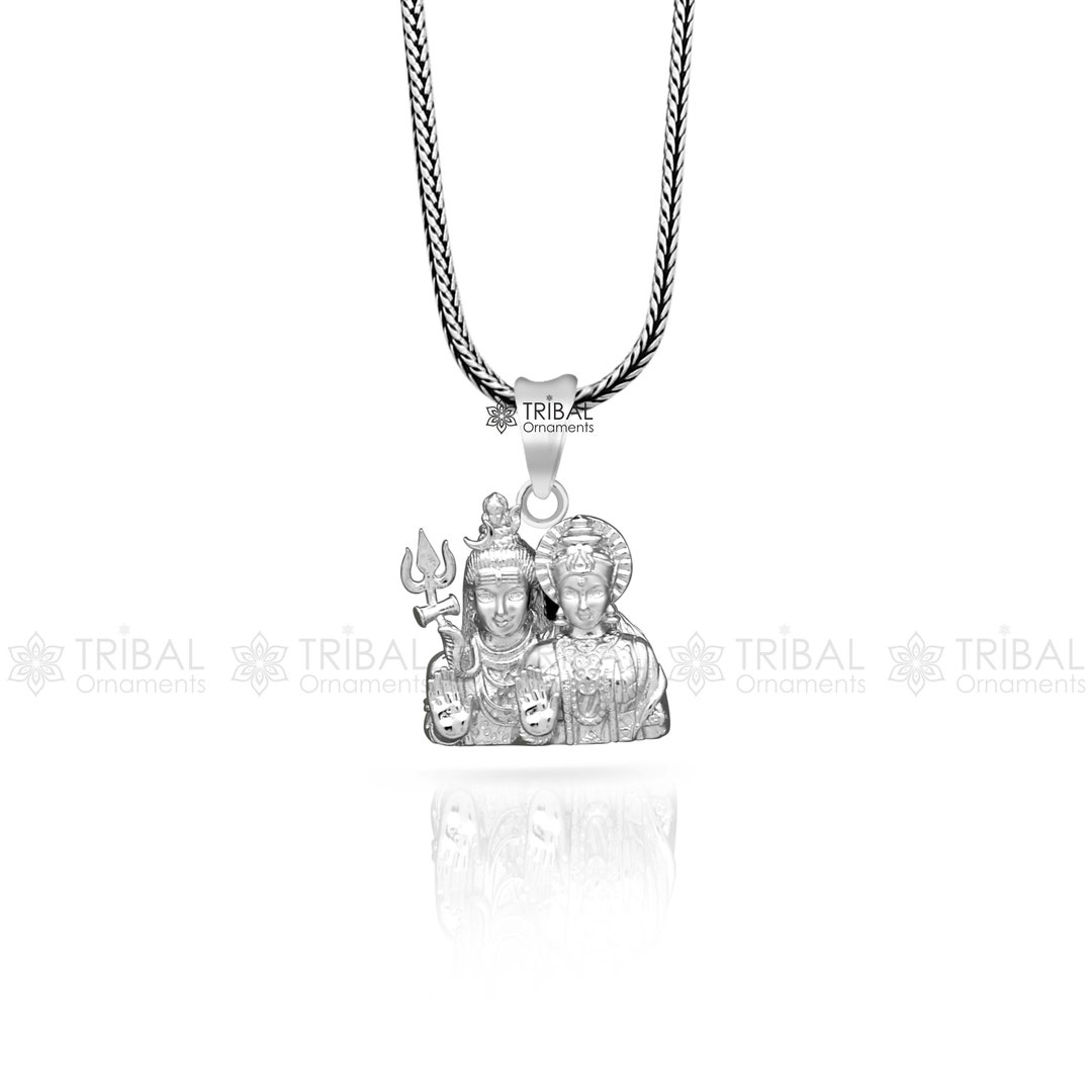 925 Sterling Silver Lord Shiva and Parwati Maa/ Gori Maa , Amazing ...