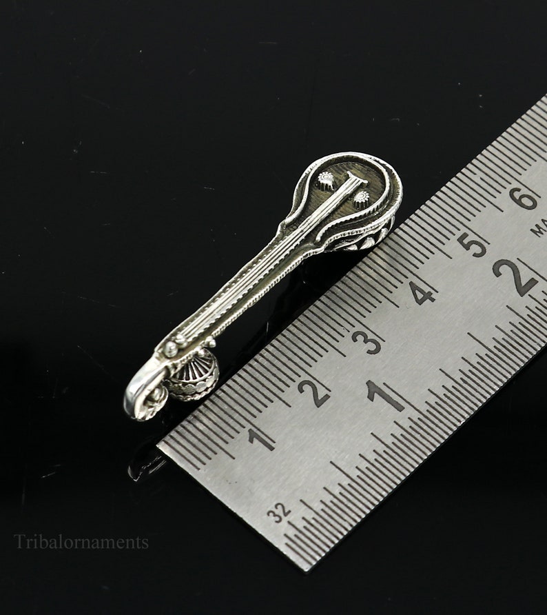 925 Sterling Silver Saraswati Veena, Silver Musical Instrument Veena ...