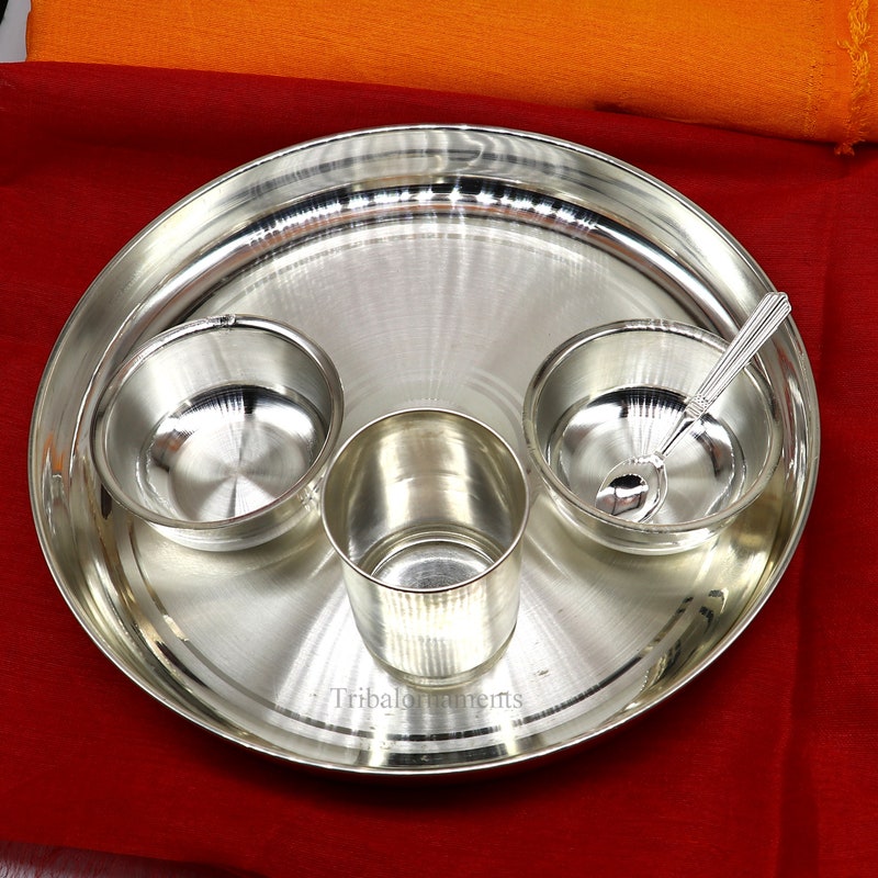 Pure Silver Dinner Plates - Etsy