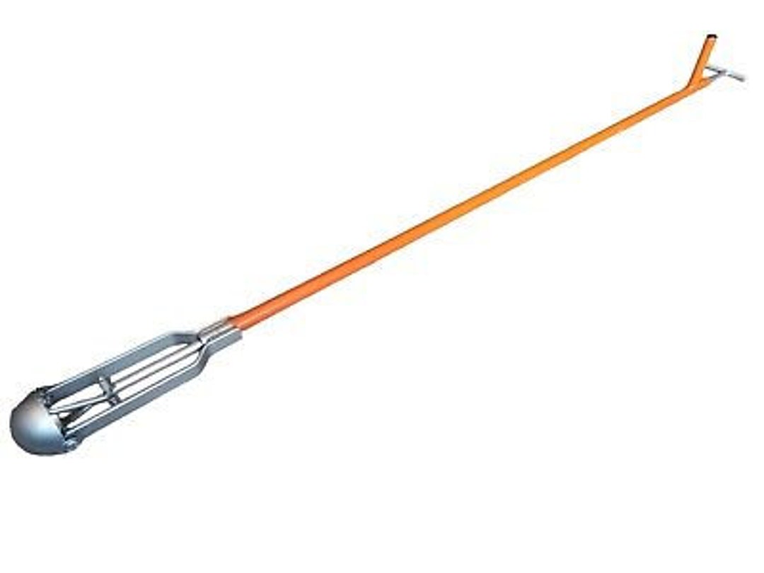 Drain Gully Silt Grab 4/100mm Round Scoop With 5ft/1500mm Handle Free P ...