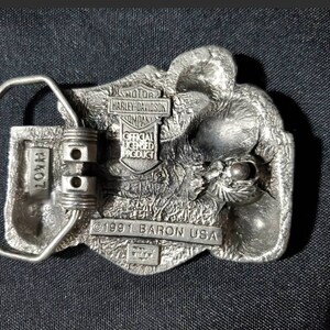 Vintage Harley Davidson Belt Buckles - Etsy