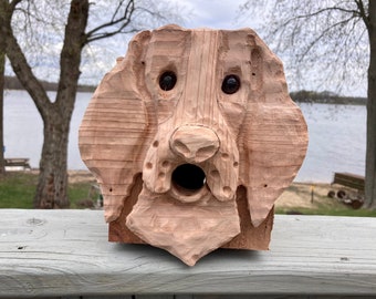 Beagle hound birdhouse bird house dog birdhouse bluebird | Etsy