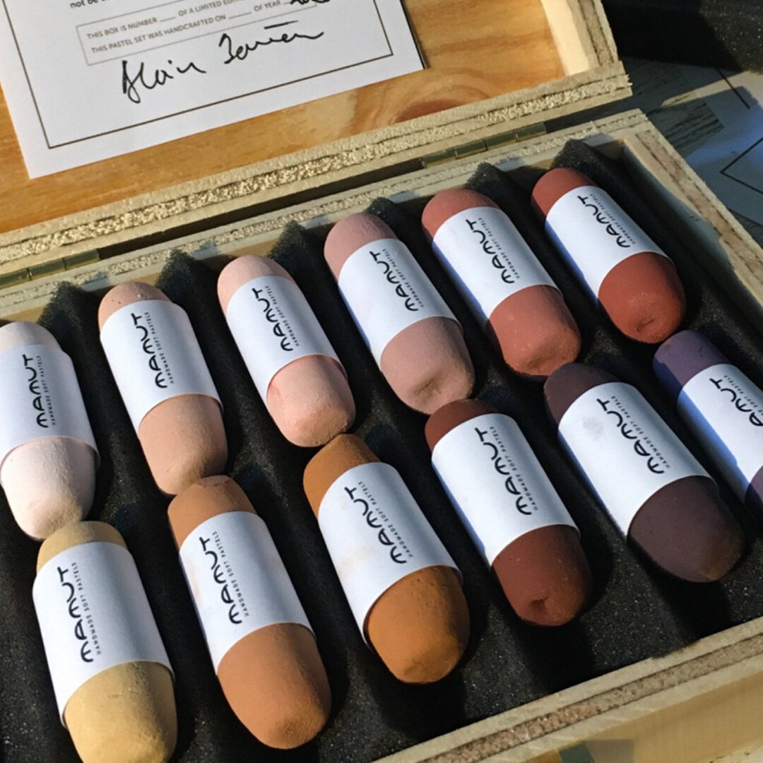 Handmade Soft Pastel Set Nº8 Baby Mamut, 12 Selected Soft Pastel ...