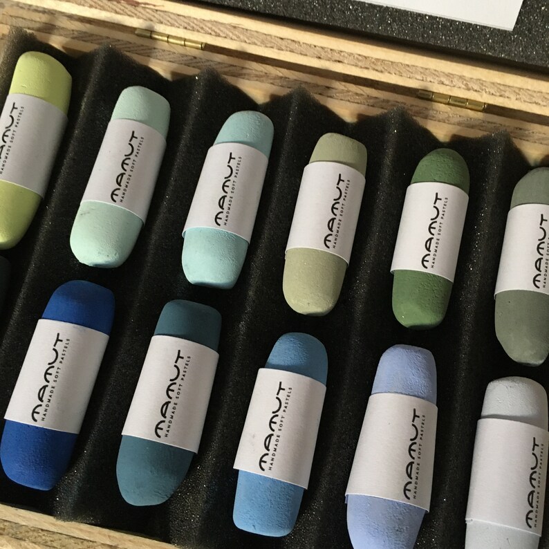 NEW- Set of 12 Handmade Soft Pastels, Baby Mamut Pastels, 4A - Etsy
