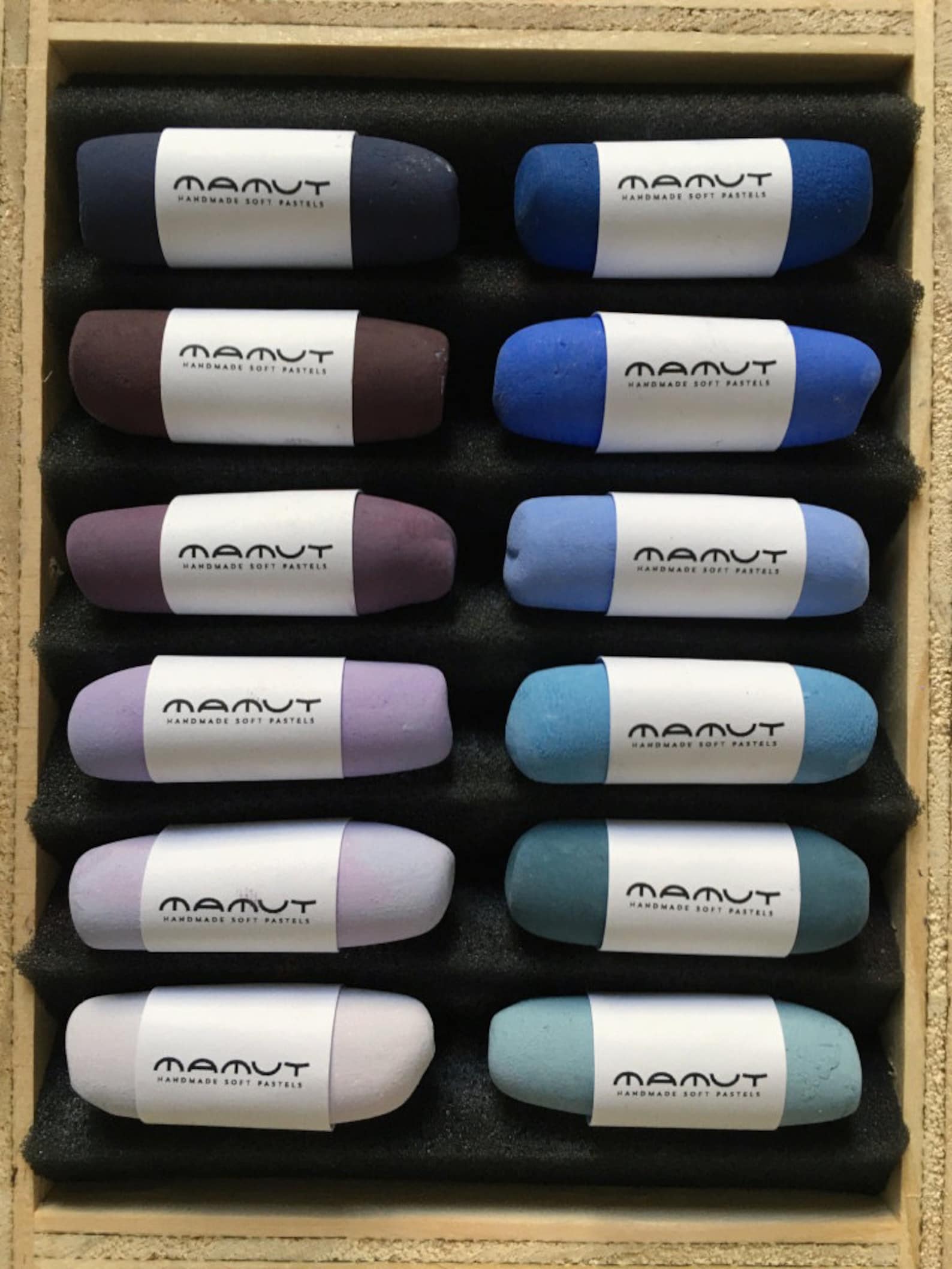 Handmade Soft Pastel Set #10: Artisan Colors in a Wooden Box - Etsy