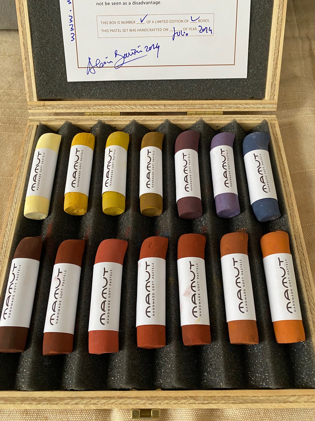 Mamut Handmade Soft Pastel Set Made to Order, Soft Pastels - Etsy