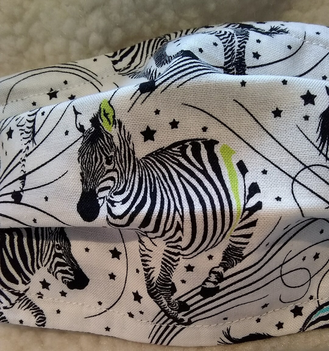 Zippy Zebra Child Mask - Etsy