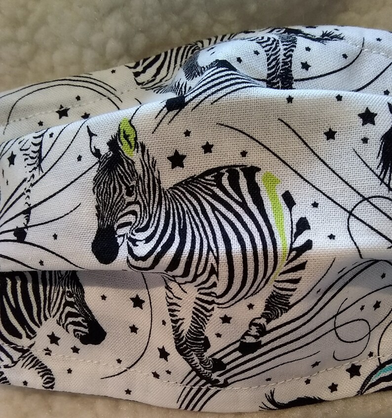 Zippy Zebra Child Mask - Etsy