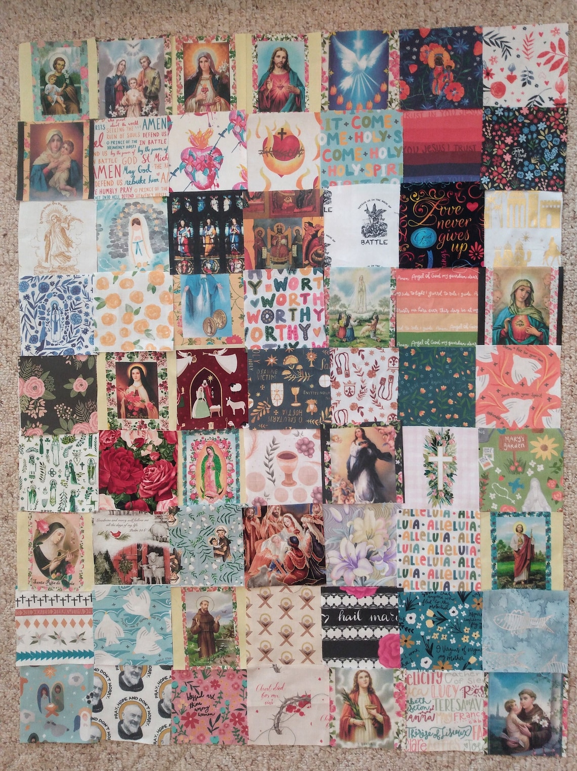 63 Catholic I-spy Squares - Etsy
