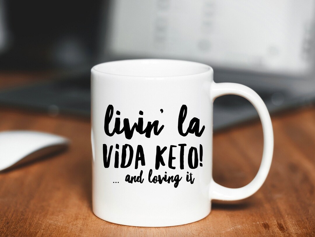 Funny Keto Mug Gift Weight Loss Gift Ceramic Coffee or Tea Mug Low Carb ...