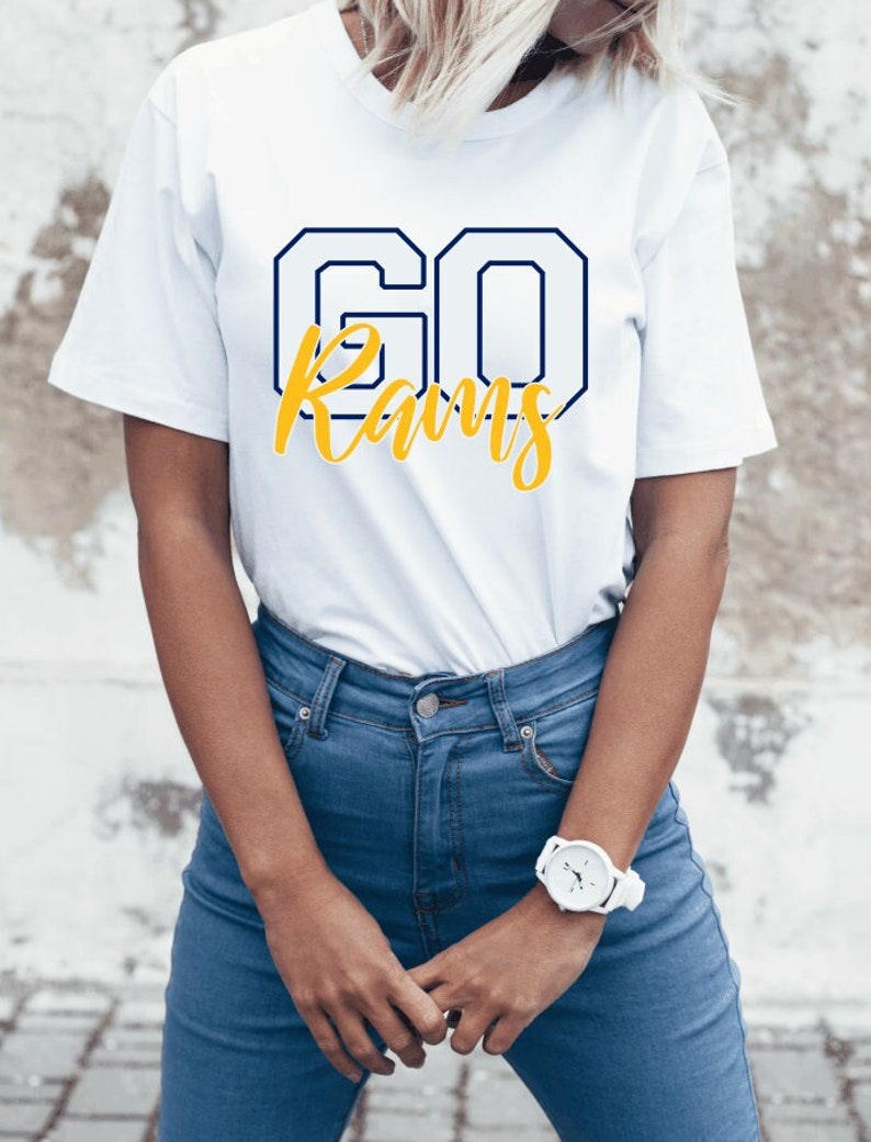 Go Rams Svg, La Rams Svg, Go Rams Cricut Ready - Etsy