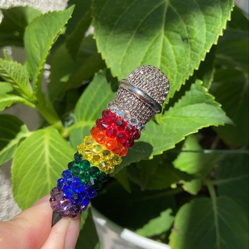 Rhinestone Mini Microphone Mic for Recording on Tiktok - Etsy