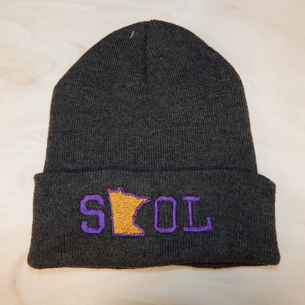 Mn Vikings Stocking Hat - Etsy