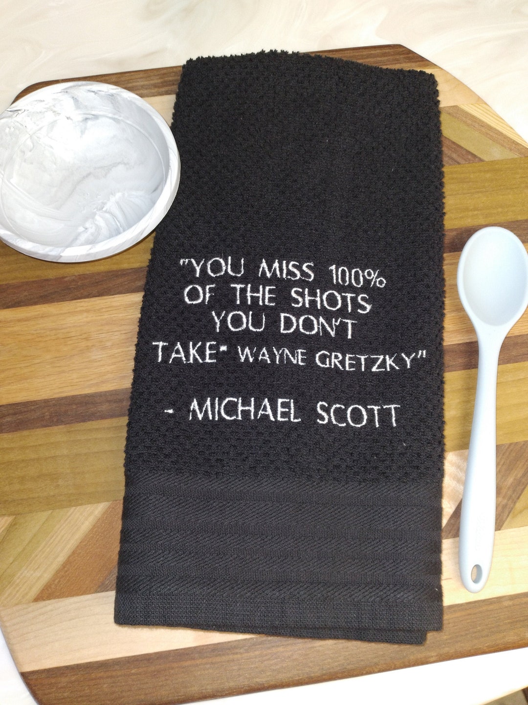 The Office Custom Towel | the Office Quotes | Funny Embroidered Towel ...