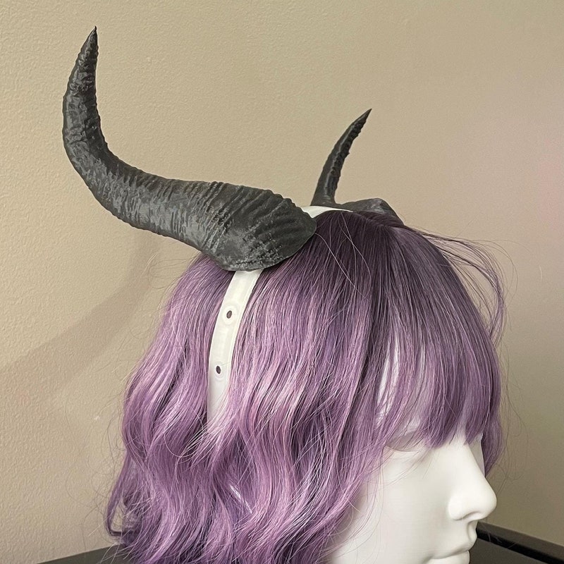 Black Demon Horns Cosplay - Etsy