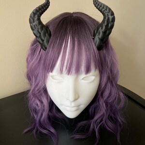 Dragon Horns - 3D Printed Cosplay & Halloween Costume Accessory With ...