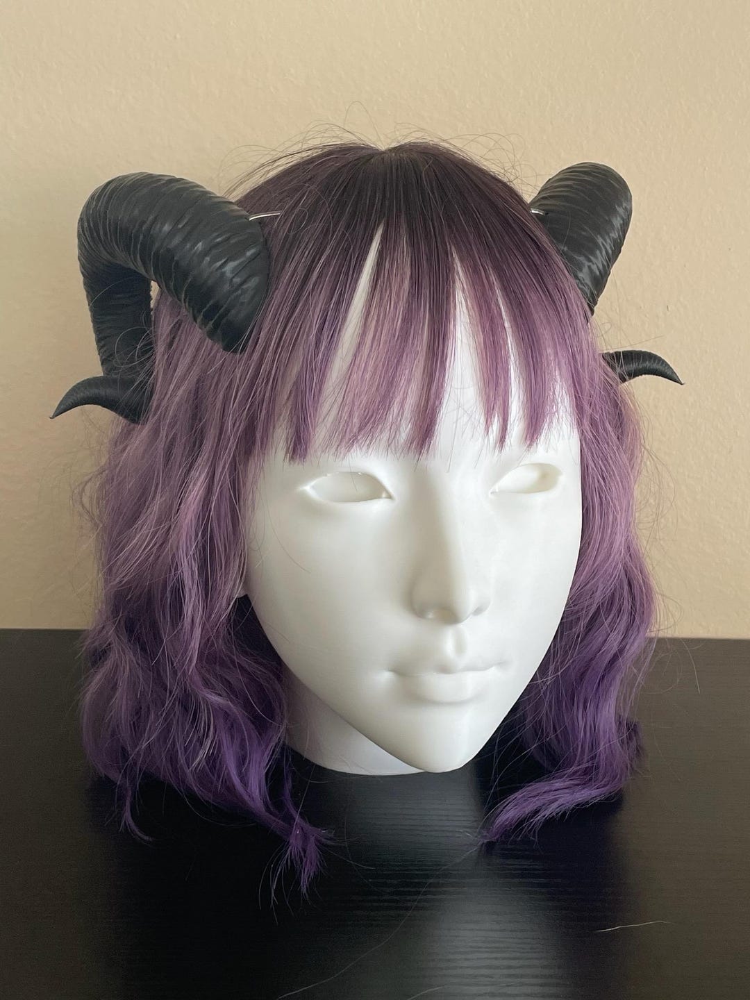 Satyr Horns - 3D Printed Cosplay & Halloween Costume Accessory With ...