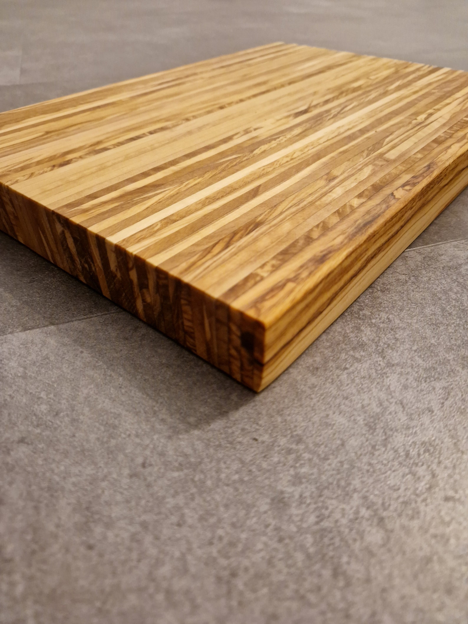 Olivenholz Schneidebrett Hackbrett massives Olivenholzbrett - Etsy.de