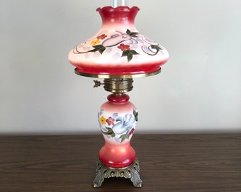 Red Hurricane Lamp - Etsy