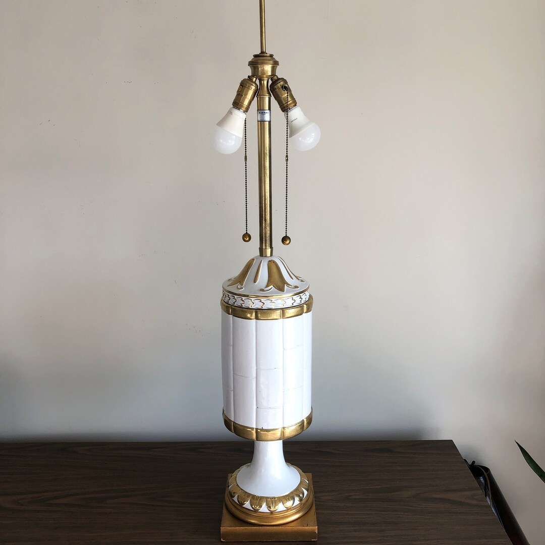 Mid-century Large Marbro Table Lamp Vintage Table Lamp - Etsy