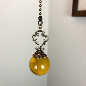 Vintage Swag Lamp, Yellow Floral Swag Lamp, Ornate Metal Swag Light ...