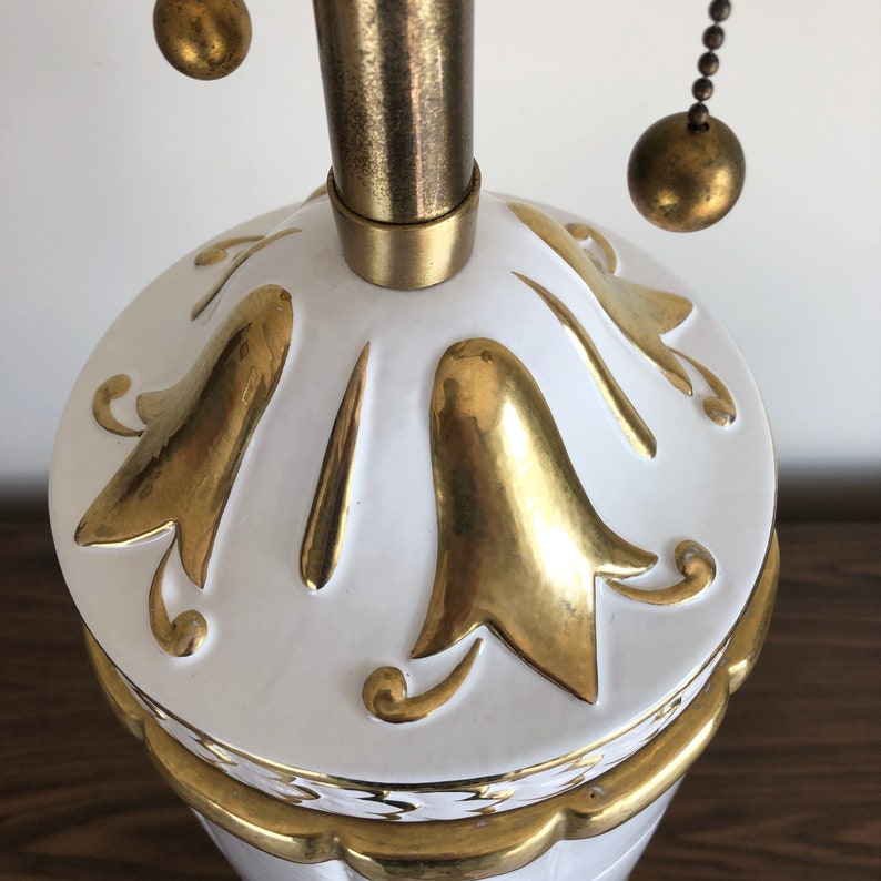 Mid-century Large Marbro Table Lamp Vintage Table Lamp - Etsy