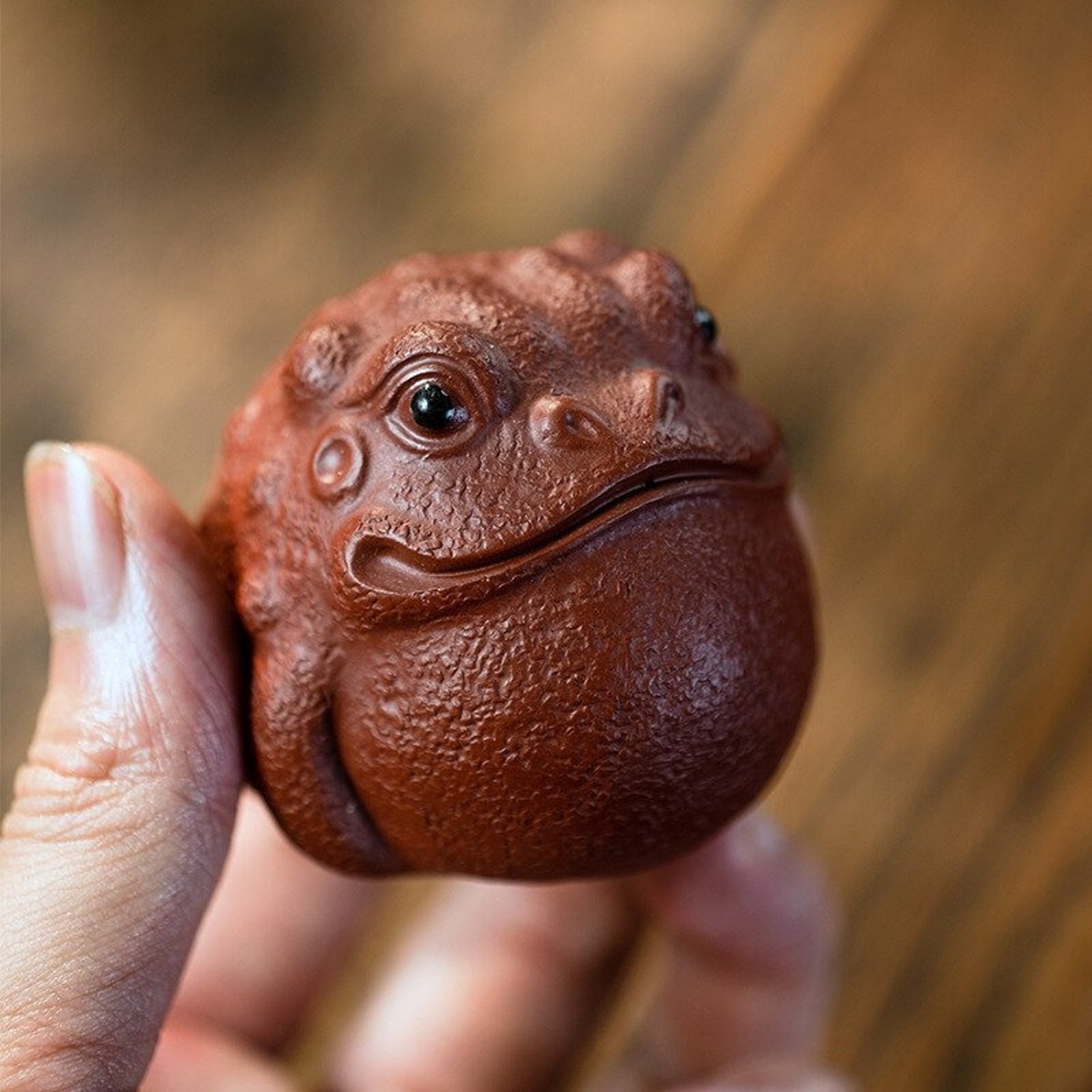 Puffer Fish Statue Animal Tea Pet Three-legged Golden Toad / Chinese ...