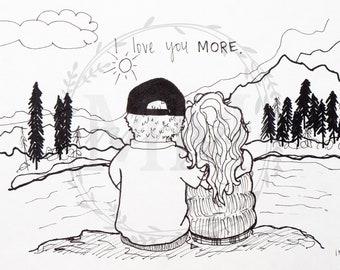 Nakey: Hey Lover Doodle , Digital Download, Valentines Card - Etsy